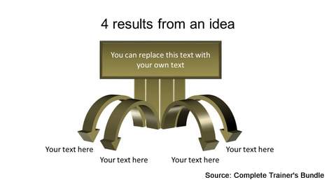 3D Arrows Cause Effect PowerPoint DIagram – PrezoTraining
